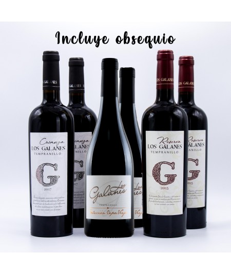 Pack 6 Vinos Premium